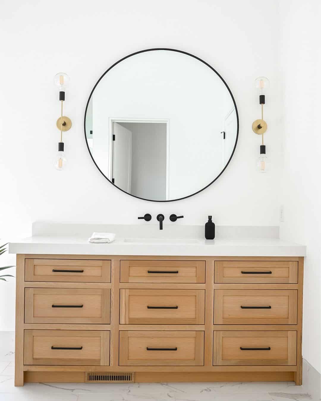 26 Natural Wood Bathroom Vanity Ideas for an Organic Look