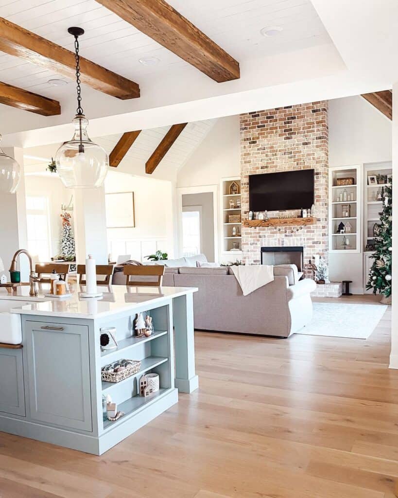 30 Stunning Modern Country Cottage Living Room Ideas