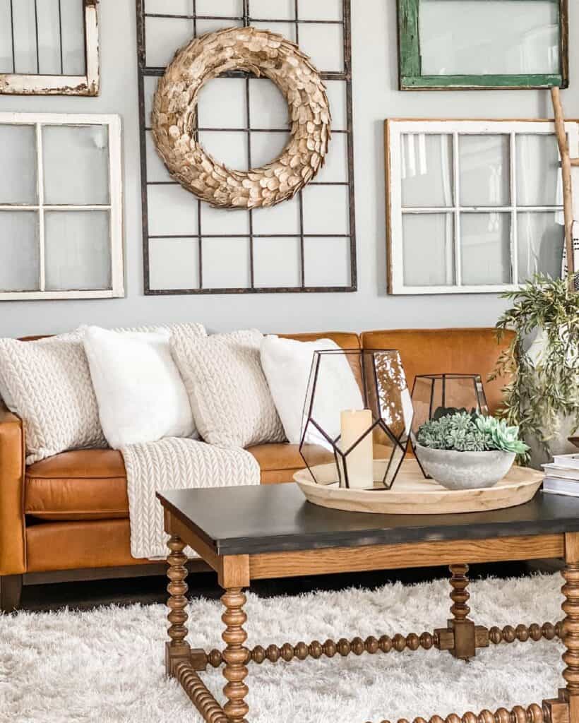 33 Window Pane Wall Decor Ideas To Add Charm to Your Home