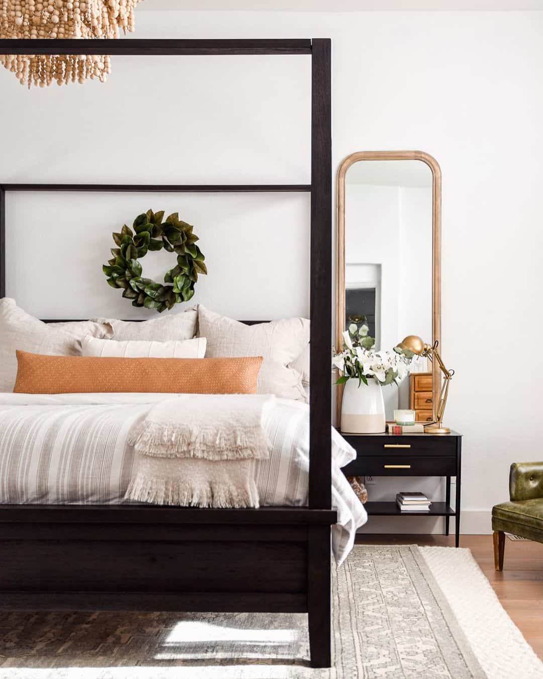 34 Mirrors Behind Nightstands to Compliment Your Bedroom