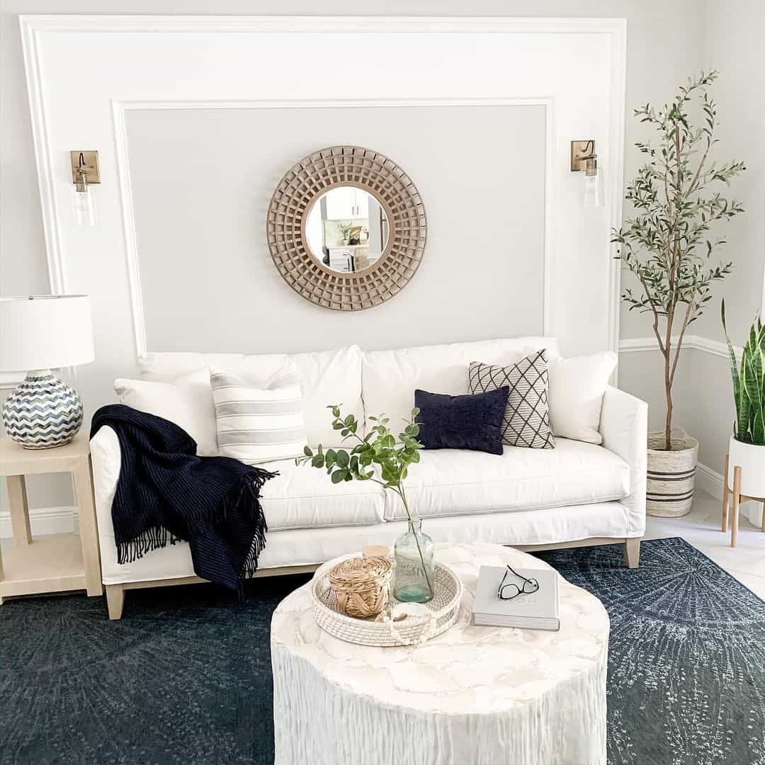 33 Mirror Above Couch Ideas That Will Add an Instant Depth