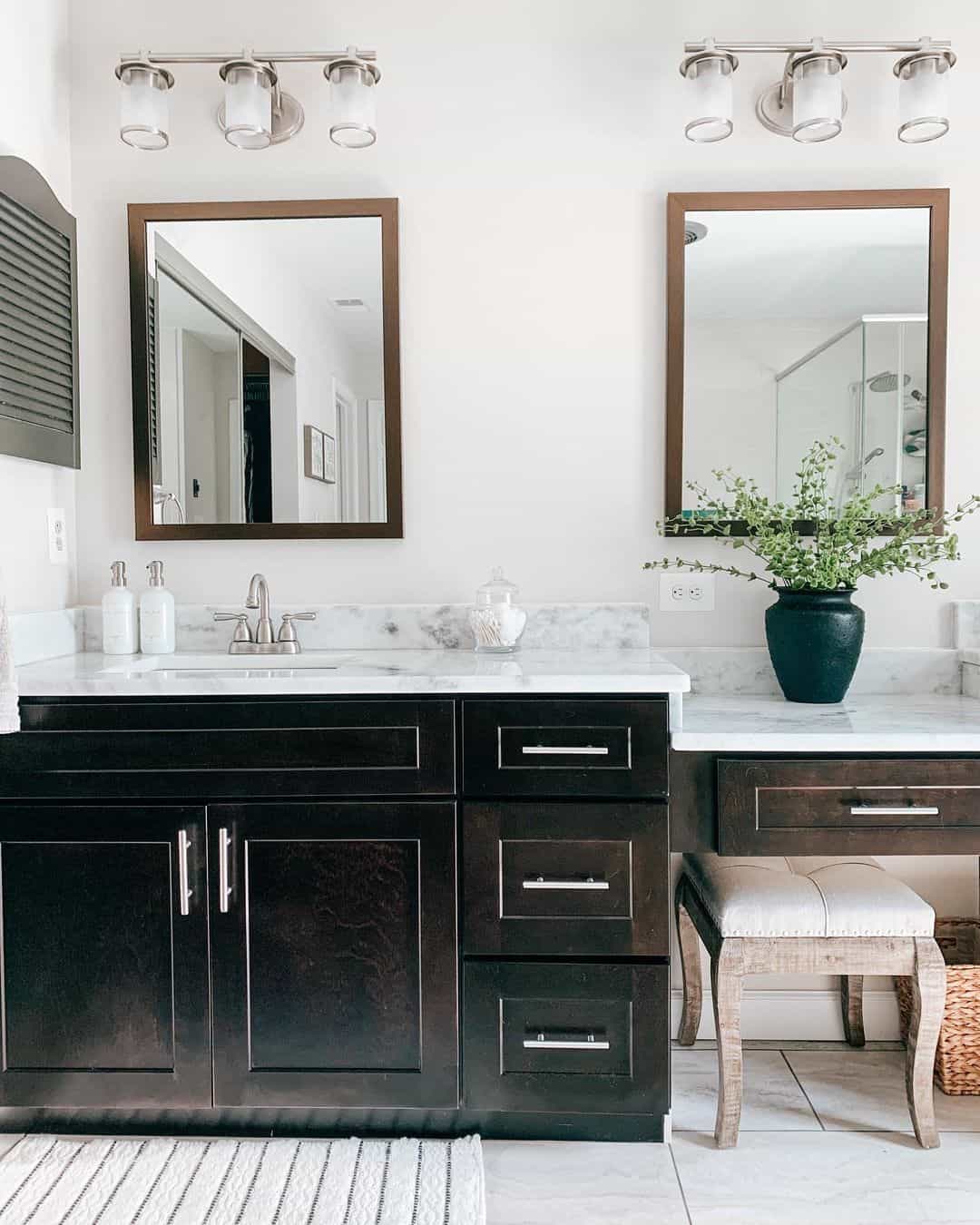 35 Fun and Practical Styles of Bathroom Counter Décor