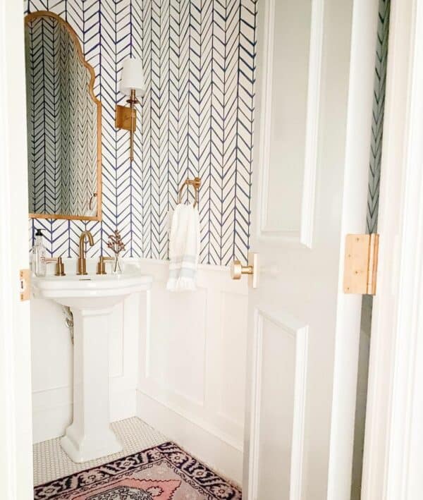 35 Small Bathroom Wallpaper Ideas to Elevate Your Home