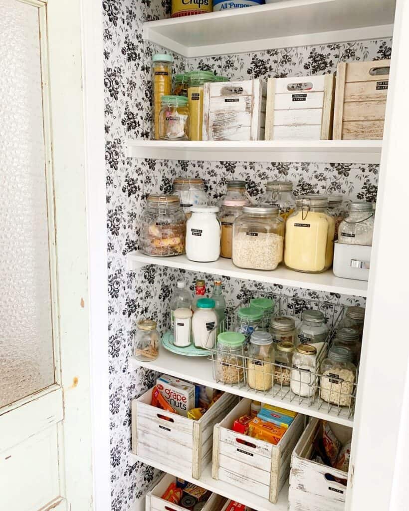 14 Pantry Wallpaper Ideas to Jazz Up Your Farmhouse Style