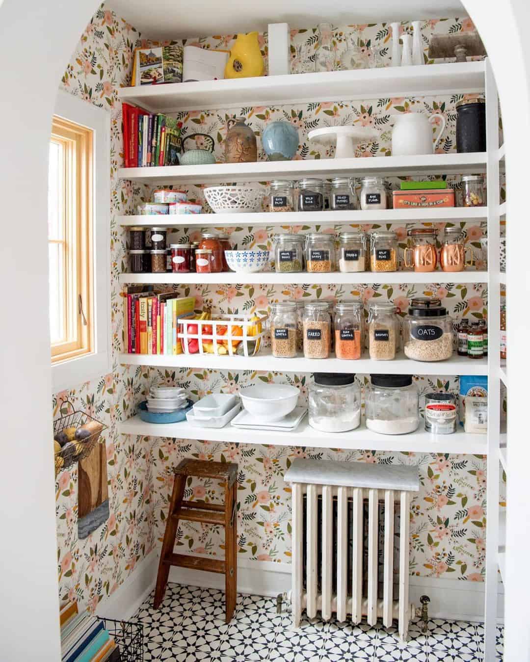 14 Pantry Wallpaper Ideas to Jazz Up Your Farmhouse Style