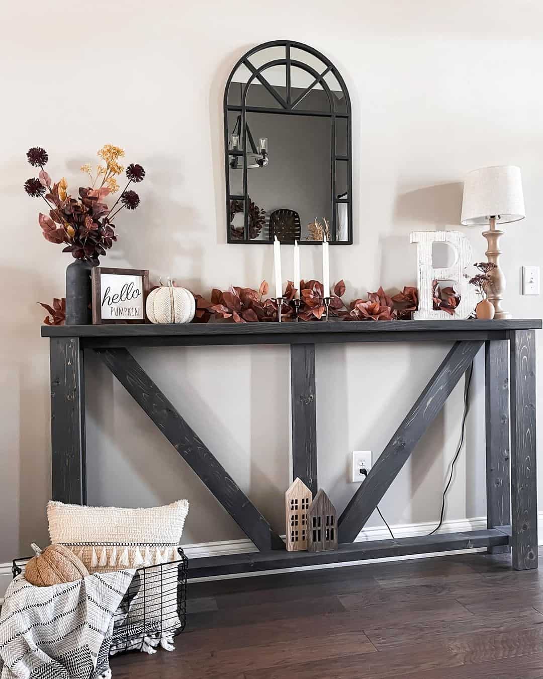 33 Gorgeous Console Table Décor Ideas to Wow Your Guests