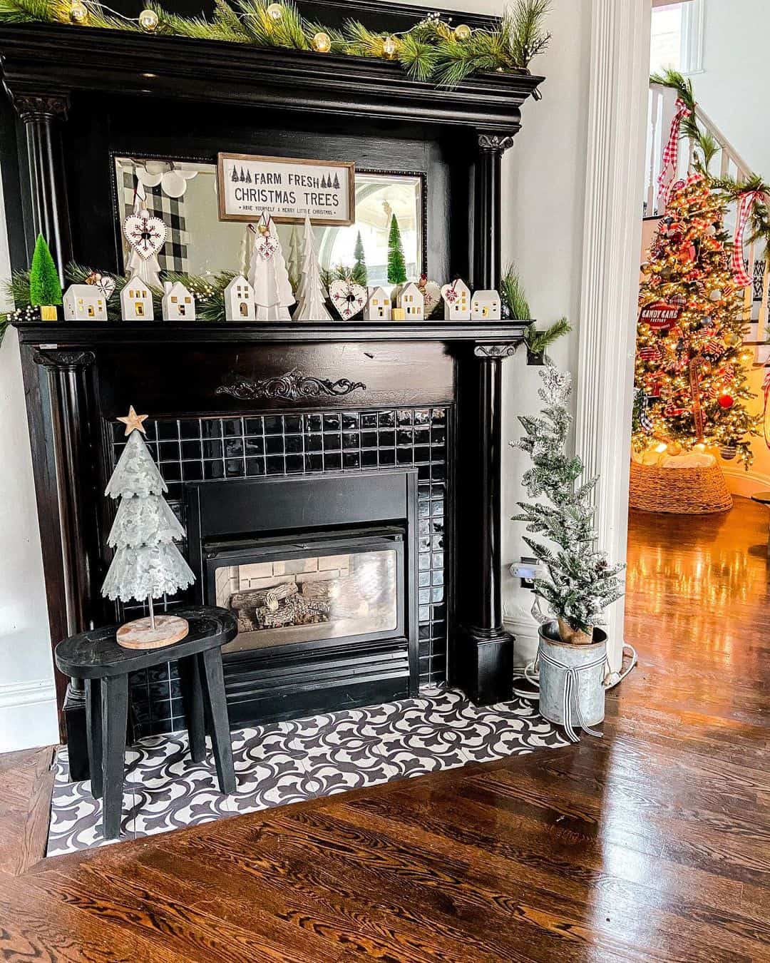 30 Dark Fireplace Mantels for Sophistication and Drama