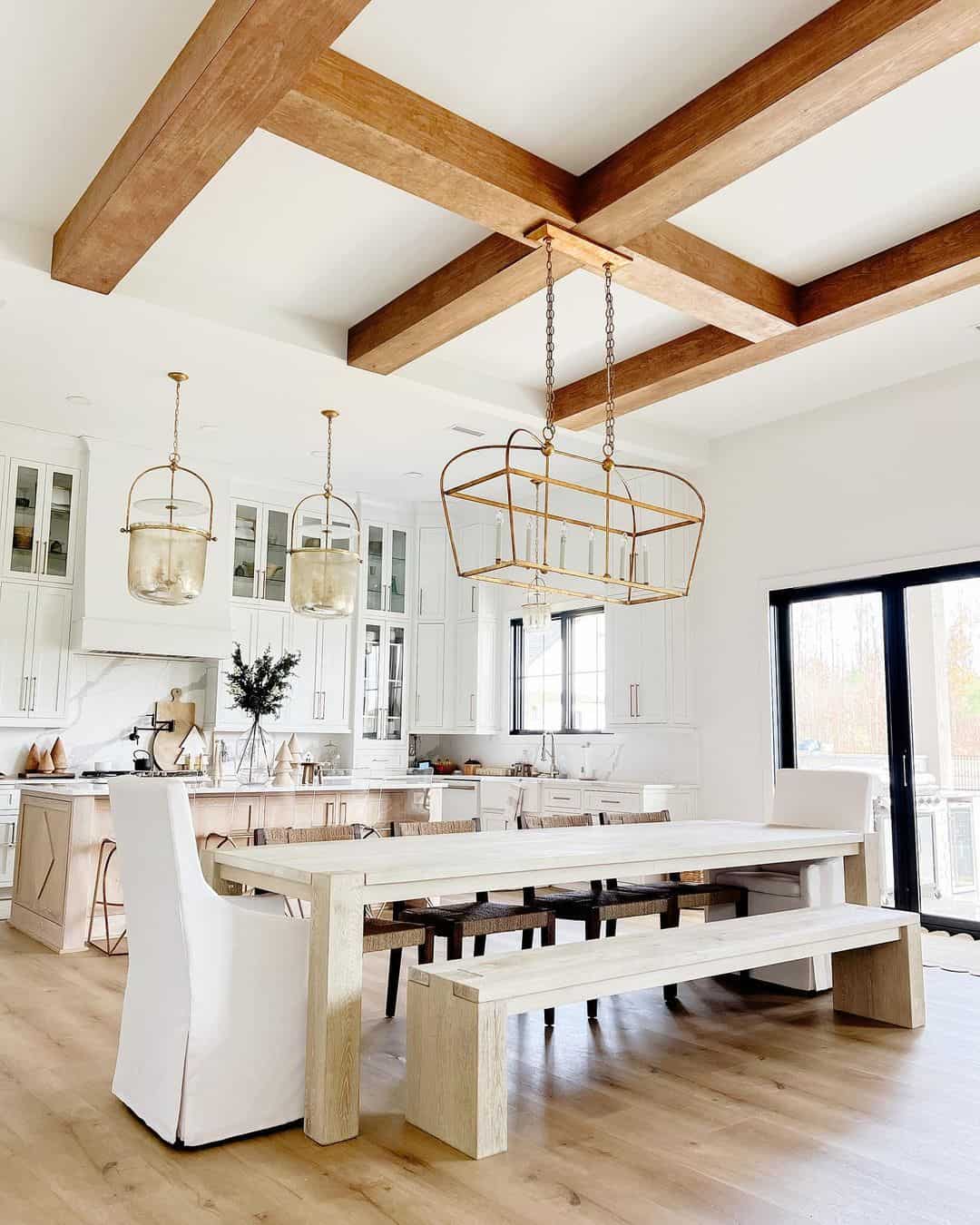 34 Fabulous Decorative Ceiling Beams Ideas to Add Dimension