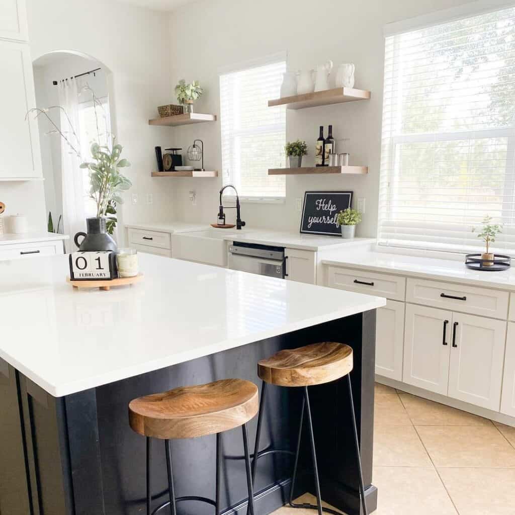 34 Floating Kitchen Shelves to Grace Your Walls