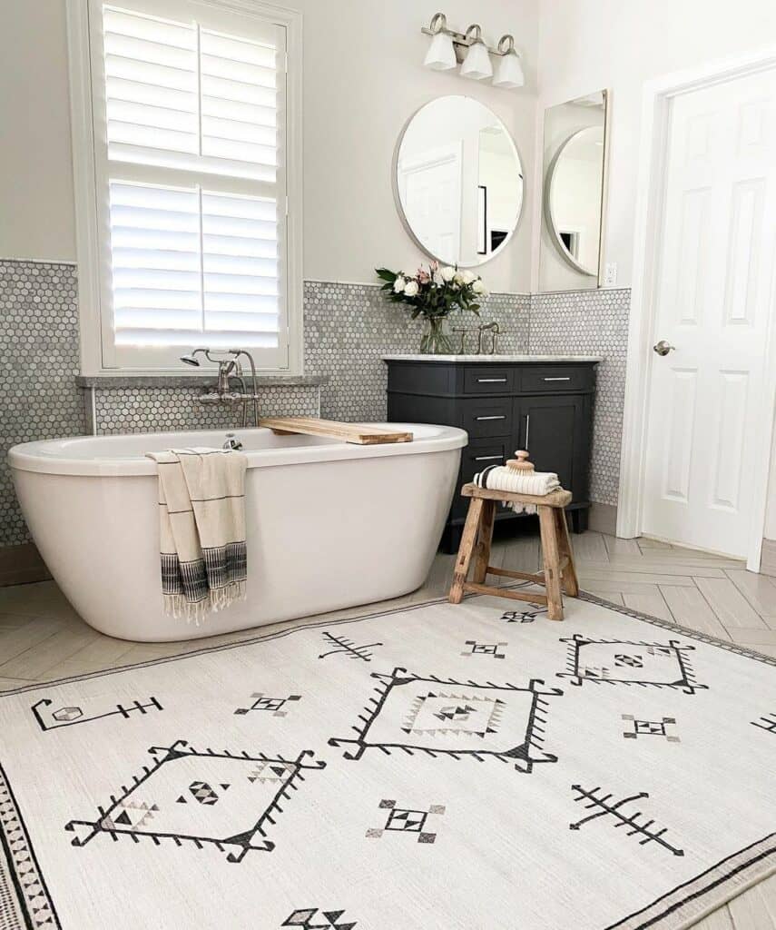 34 Bathroom Stool Ideas to Create a Spa-like Space