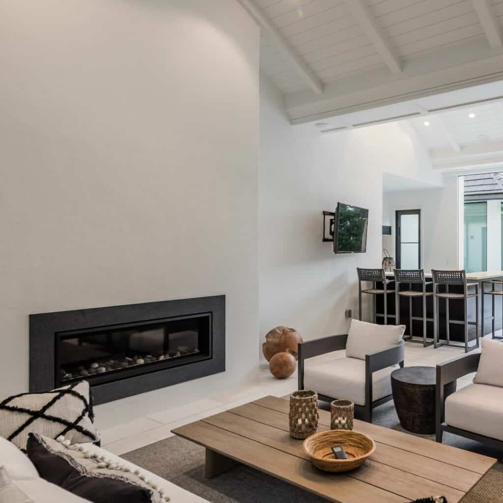 25 Inspired Linear Fireplace Ideas for a Cozy Farmhouse Home