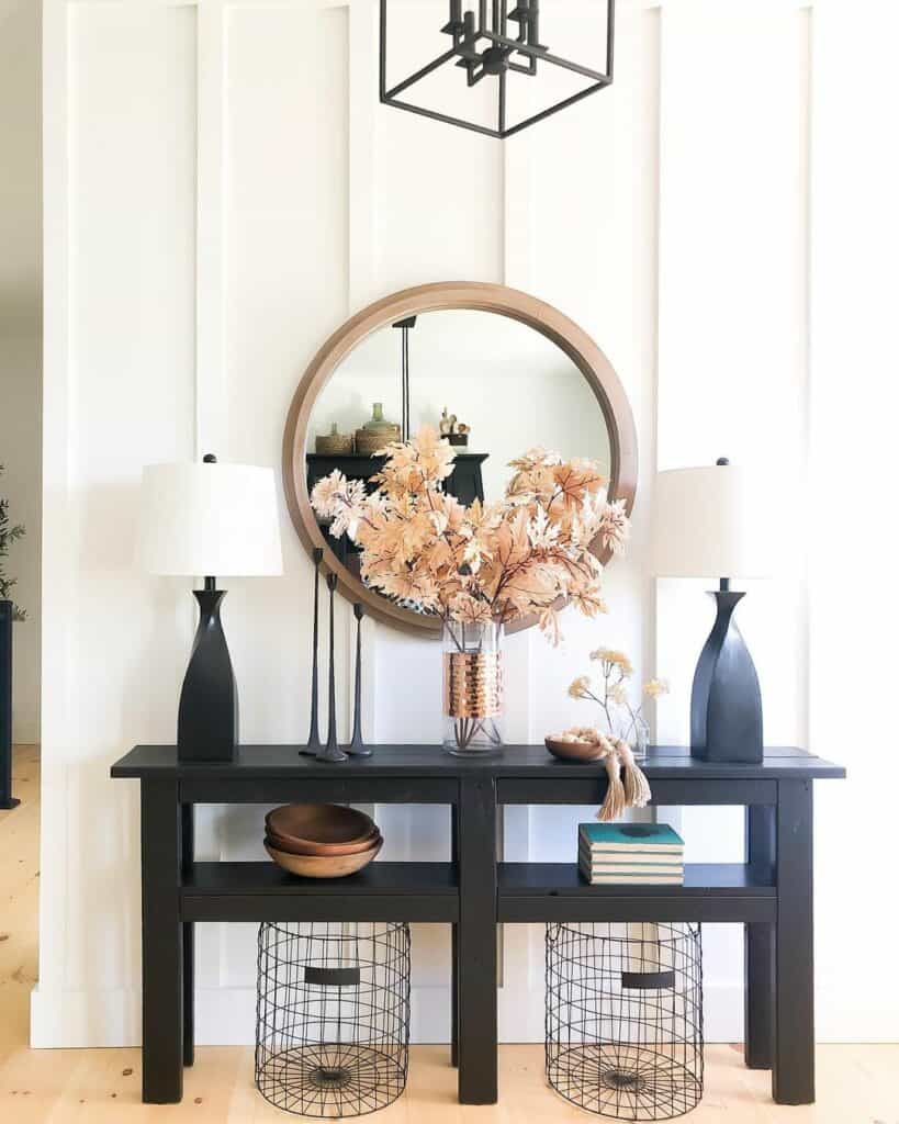 33 Gorgeous Console Table Décor Ideas to Wow Your Guests