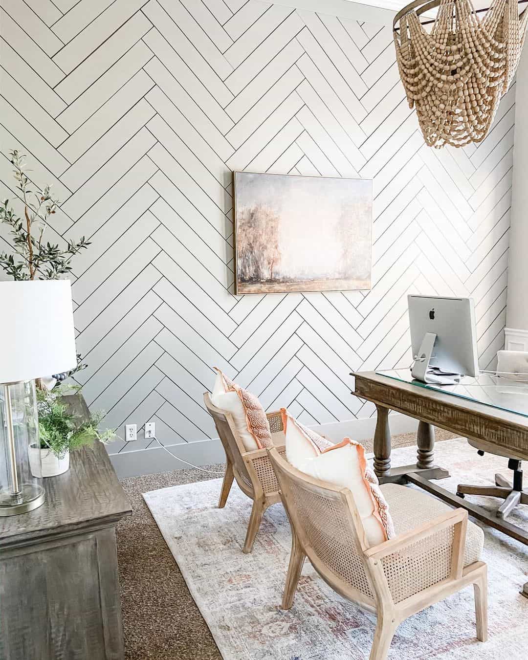 13 Herringbone Shiplap Walls to Create Instant Interest