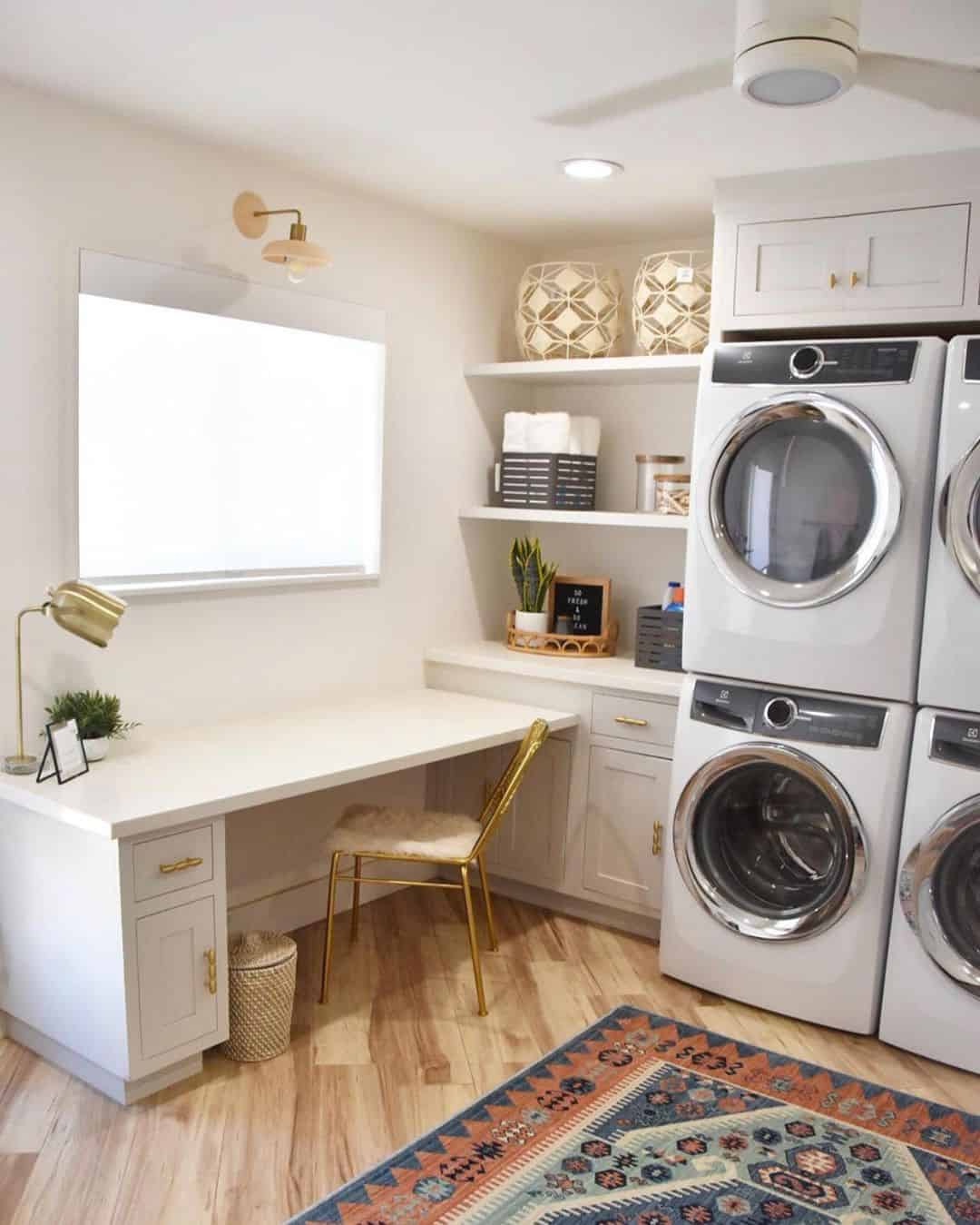 13 Stackable Laundry Room Ideas to Freshen Up Your Space