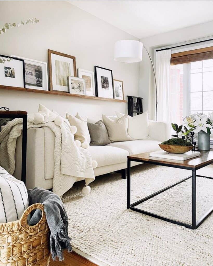 35 Picture Ledge Ideas to Put Your Wall in Focus