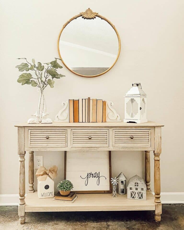 33 Gorgeous Console Table Décor Ideas to Wow Your Guests