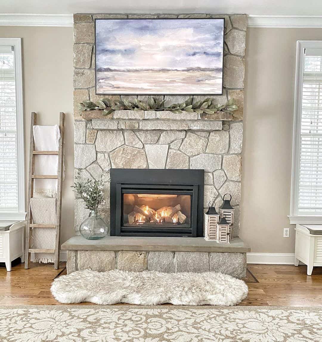 30 Eye-catching TV Over Fireplace Ideas for Function and Style