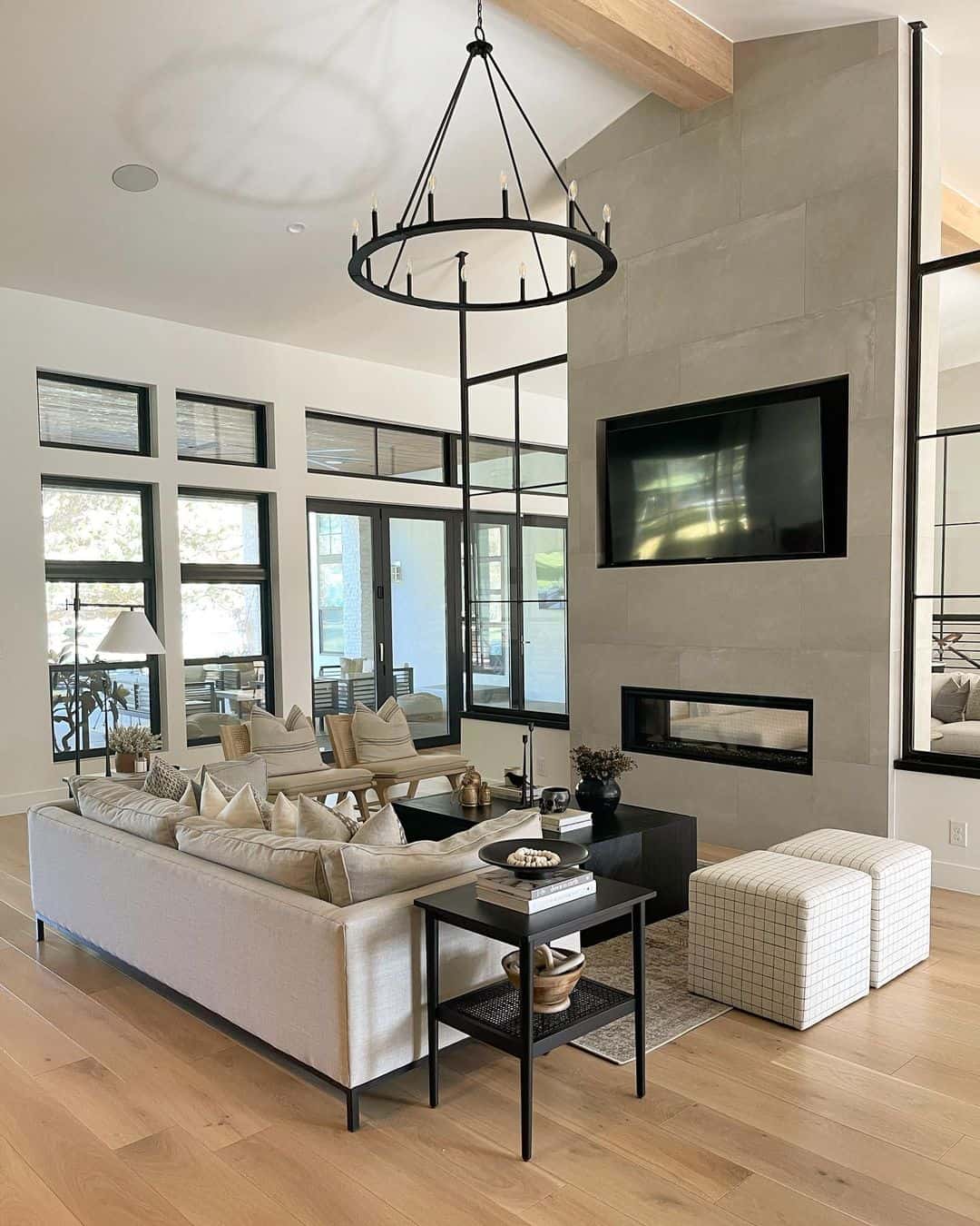 25 Inspired Linear Fireplace Ideas for a Cozy Farmhouse Home