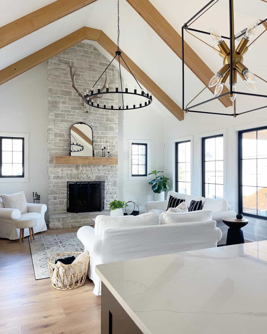 34 Fabulous Decorative Ceiling Beams Ideas to Add Dimension