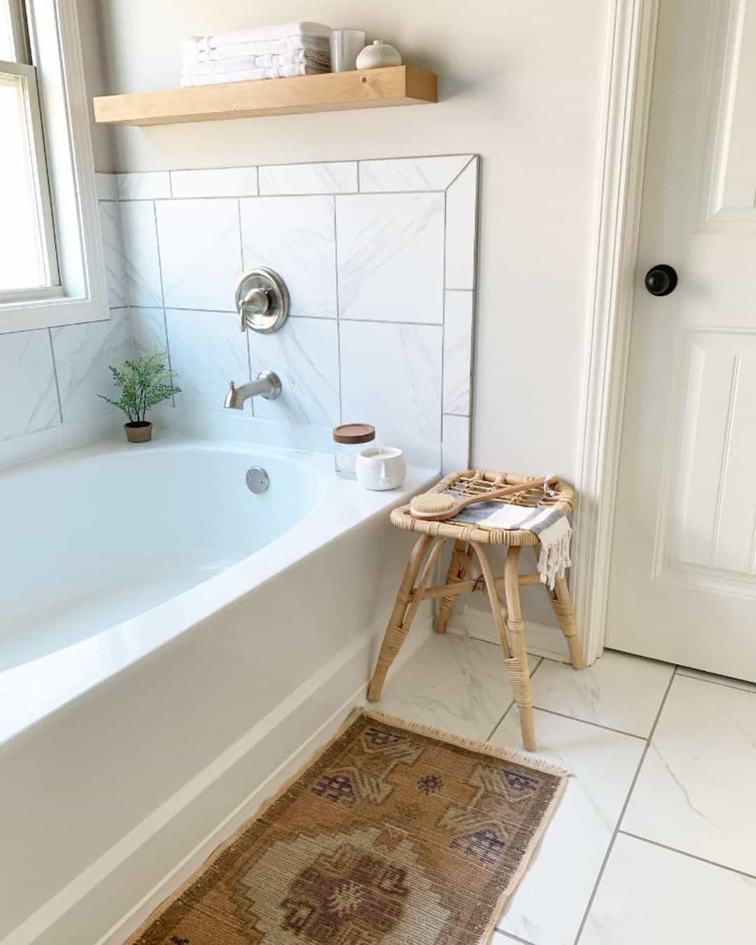 34 Bathroom Stool Ideas to Create a Spa-like Space