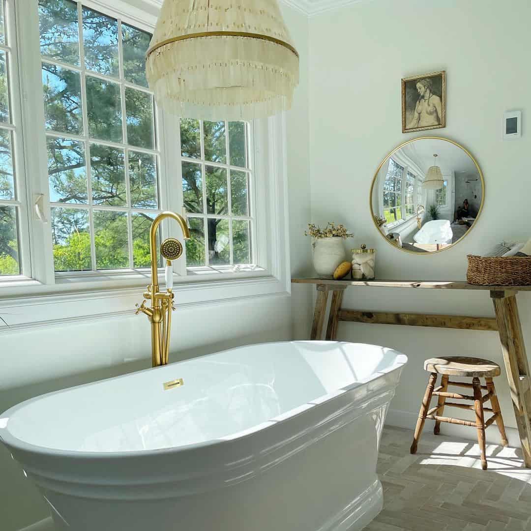 34 Bathroom Stool Ideas to Create a Spa-like Space