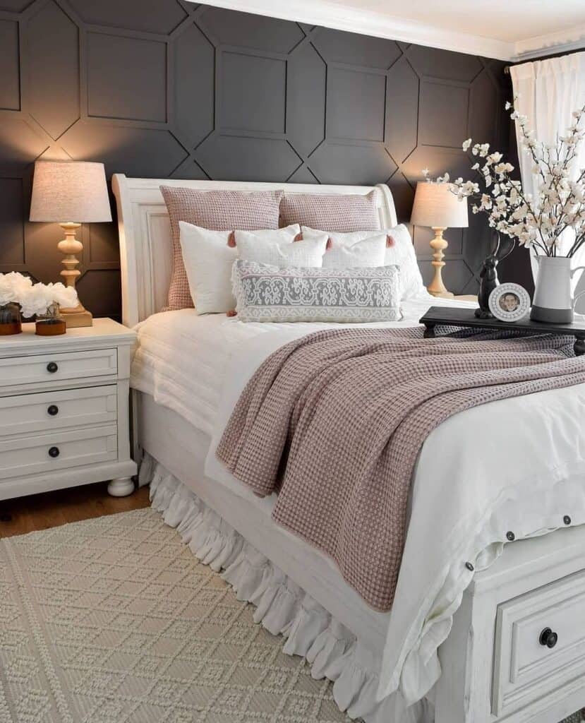 30 Ways to Position a Bed Against a Wall To Create Space