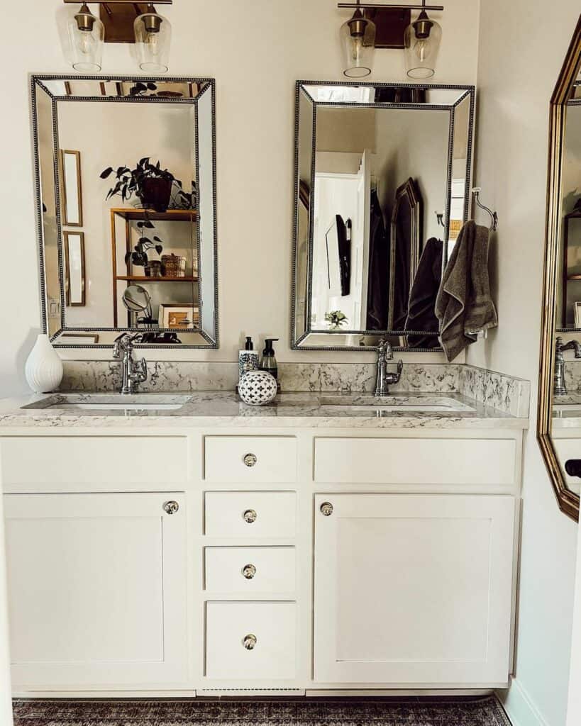 30 Bathroom Mirror Ideas to Accompany Your Vanity