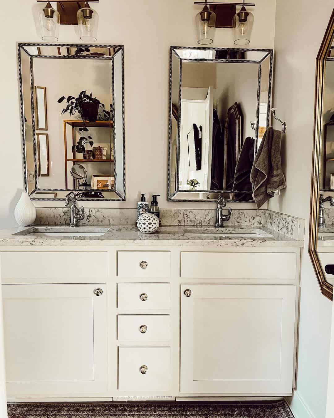 30 Bathroom Mirror Ideas to Accompany Your Vanity