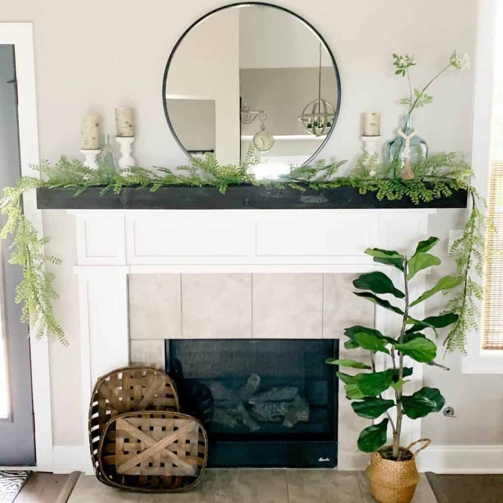 29 Summer Mantel Décor Ideas to Make Your Fireplace Blossom