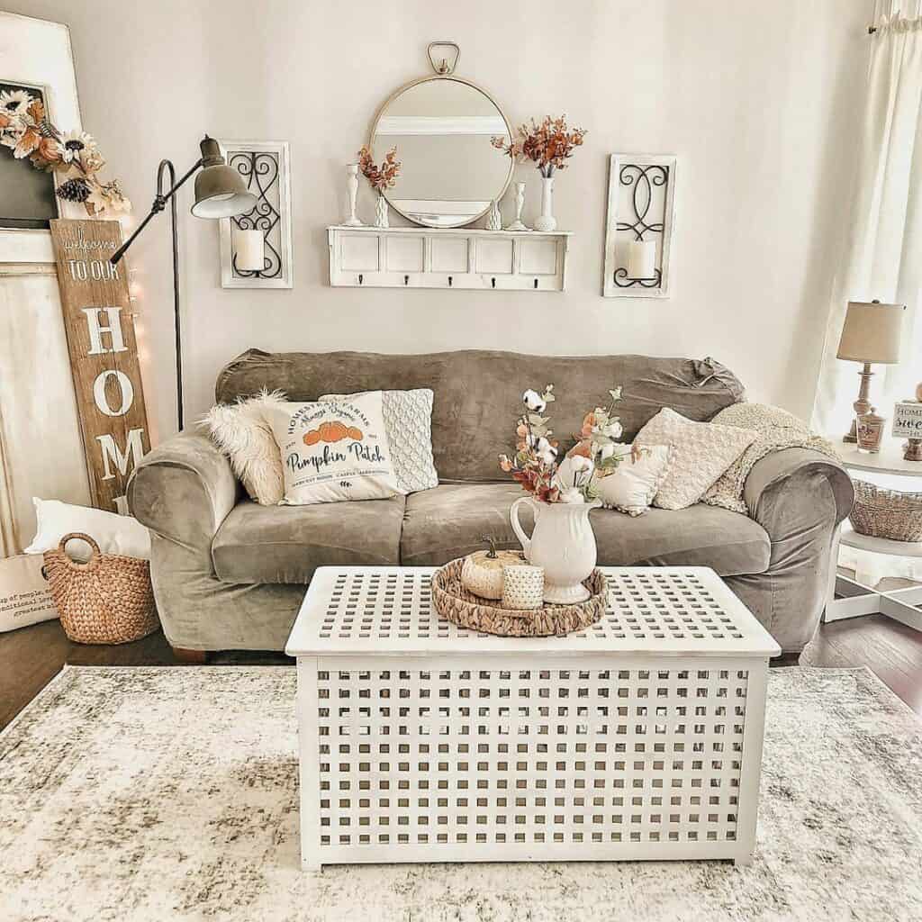 33 Mirror Above Couch Ideas That Will Add an Instant Depth
