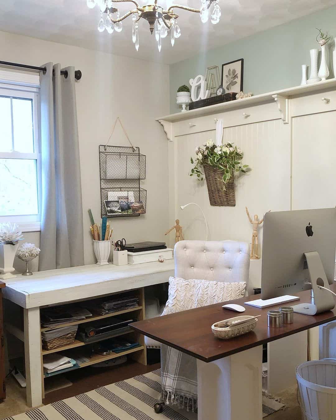 29 Modern Farmhouse Office Ideas for Productivity and Style