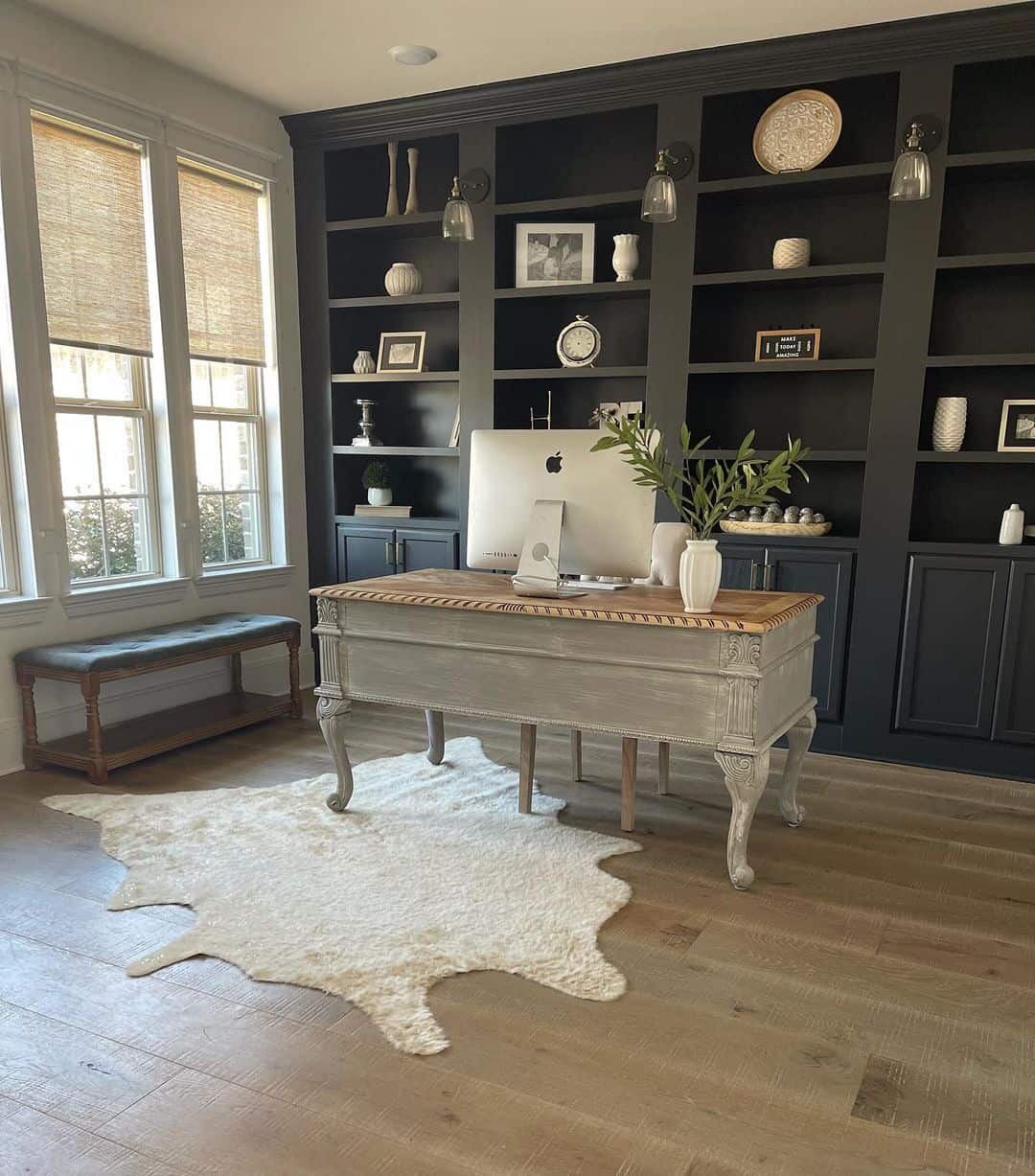 29 Modern Farmhouse Office Ideas for Productivity and Style