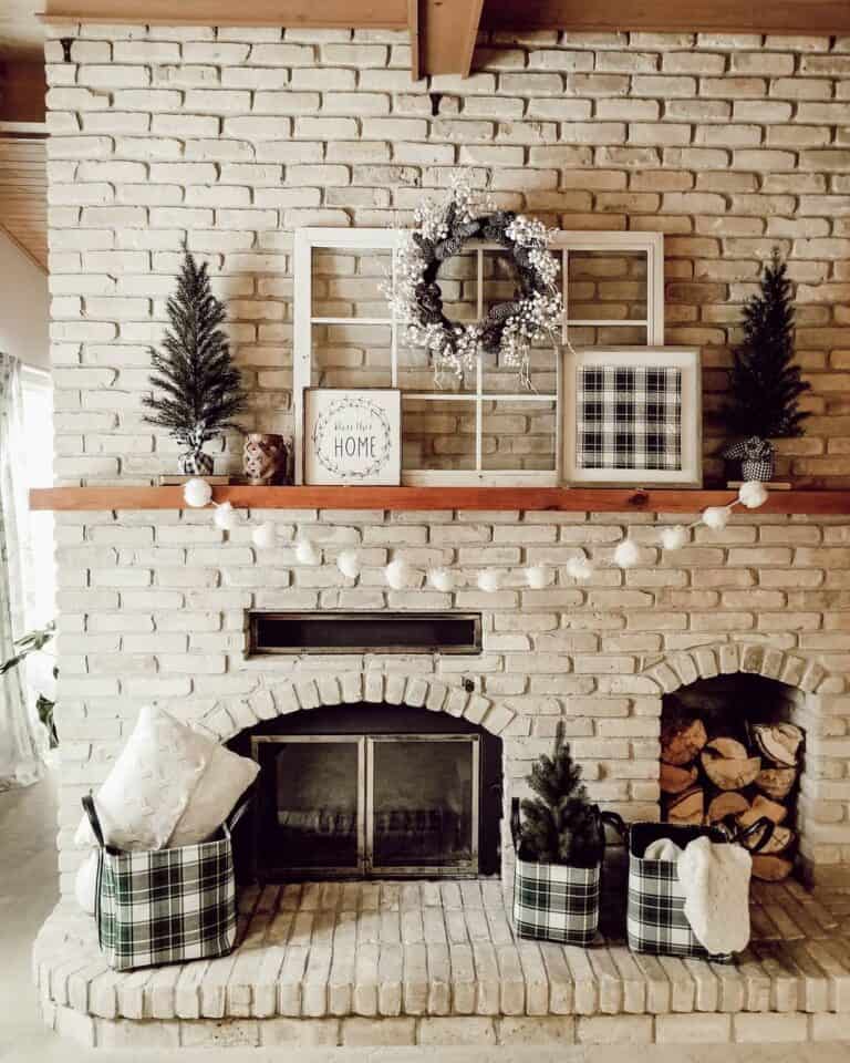 empty fireplace ideas