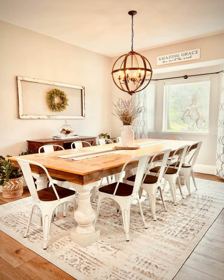 rustic farmhouse table settings