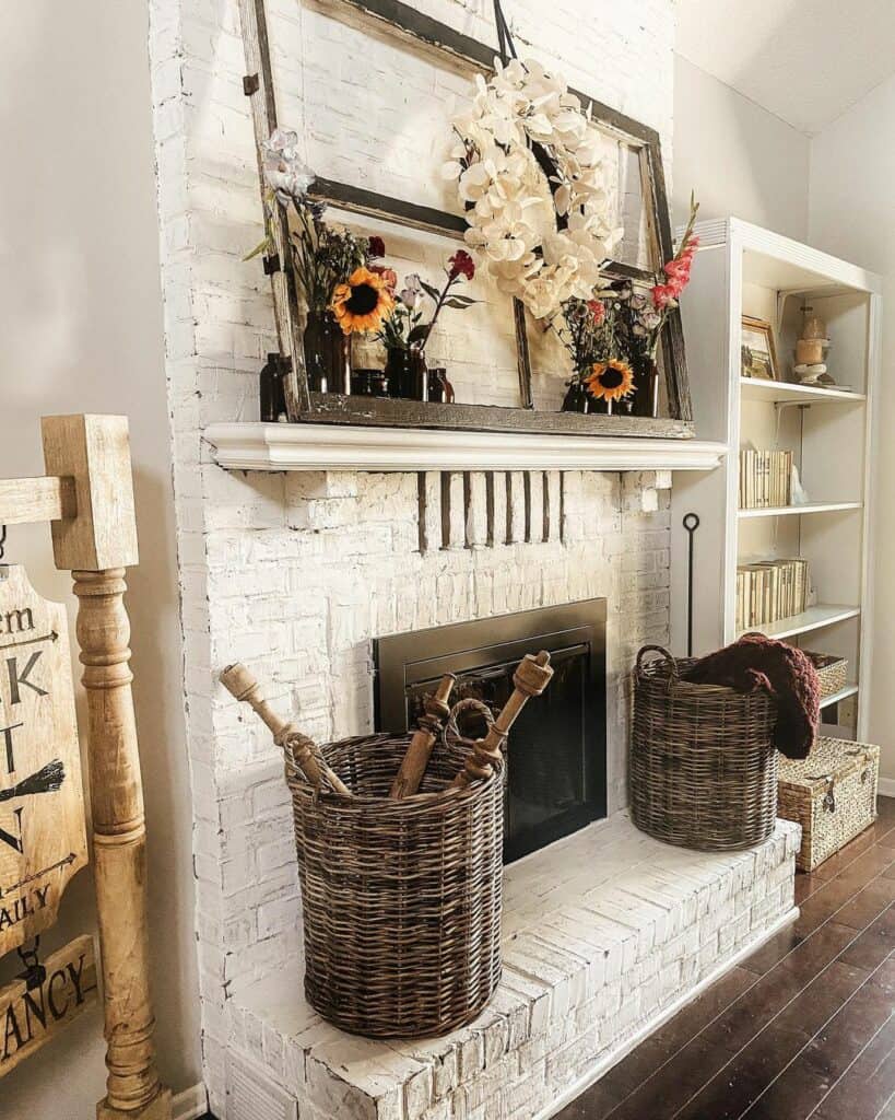 29 Summer Mantel Décor Ideas to Make Your Fireplace Blossom