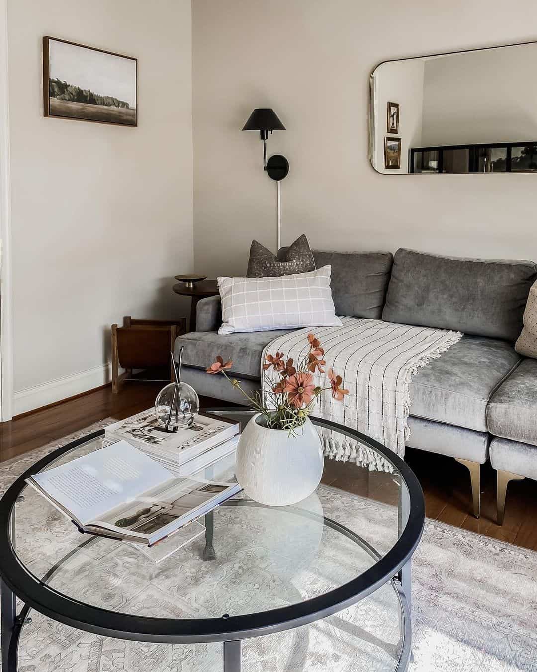 34 Stylish Dark Grey Couch Living Room Ideas