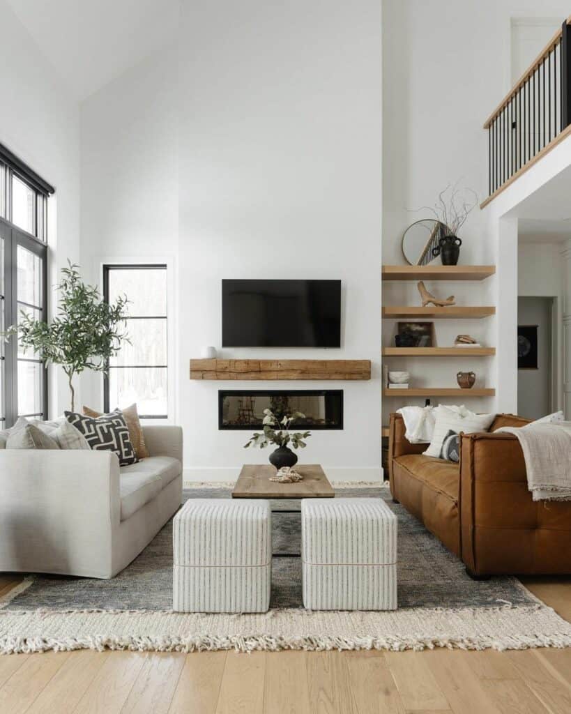 29 Bold And Creative Layered Rug Styles For Living Rooms