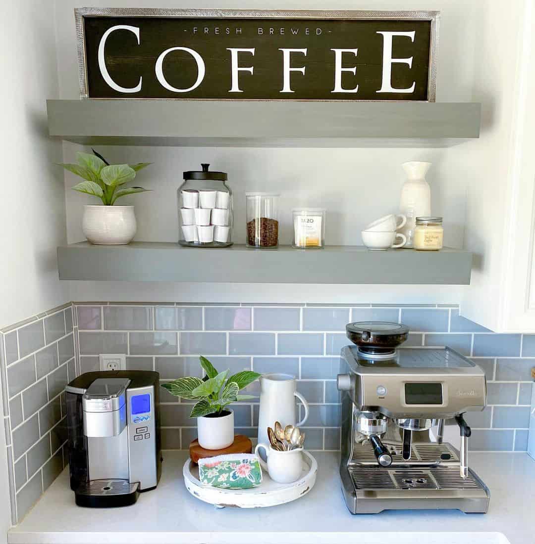 23 Fabulous Corner Coffee Bar Ideas to Wake You Up