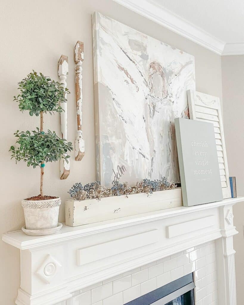 29 Summer Mantel Décor Ideas to Make Your Fireplace Blossom