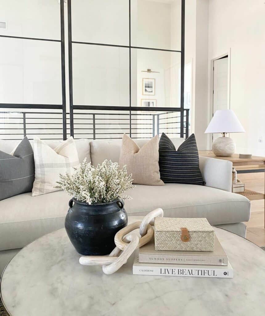 35 Sensational Ideas for Large Round Coffee Tables