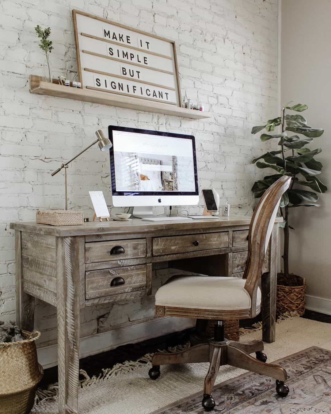 19 Great Ideas for Rustic Office Décor