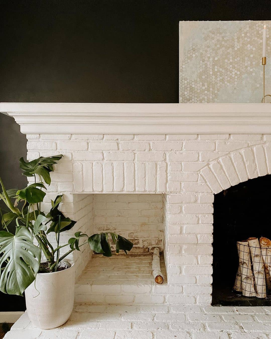 29 Painted Brick Fireplaces That Feel Classic and Cozy