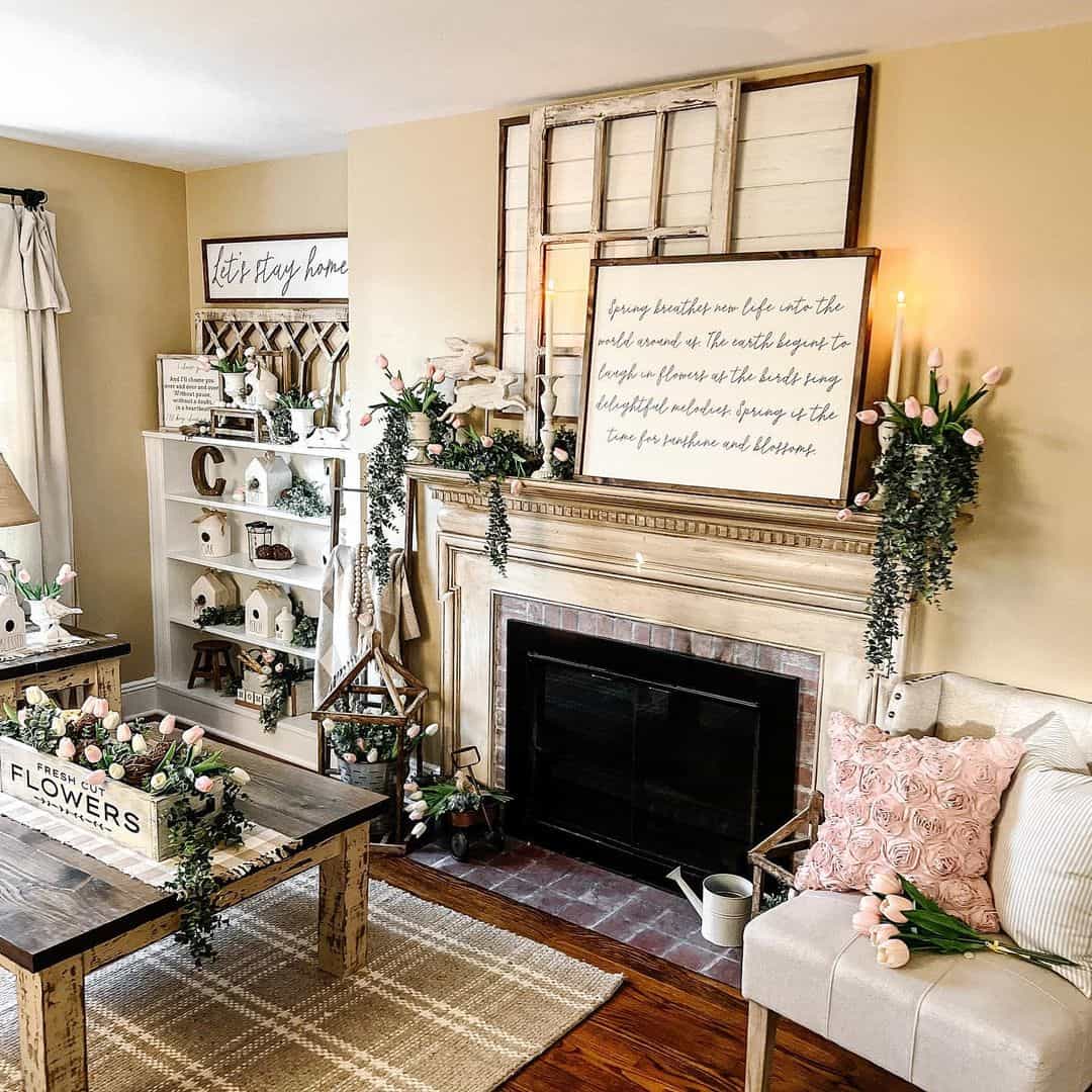 23 Pink Living Room Ideas For a Spectacular Farmhouse Home