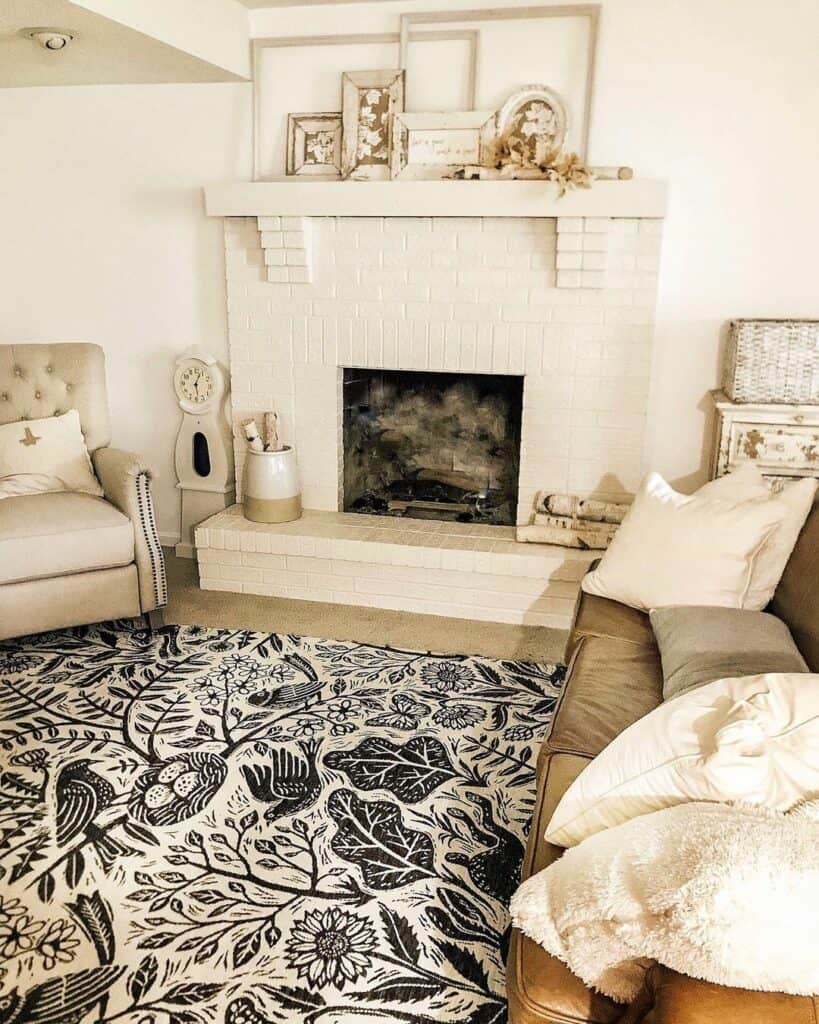 29 Painted Brick Fireplaces That Feel Classic and Cozy