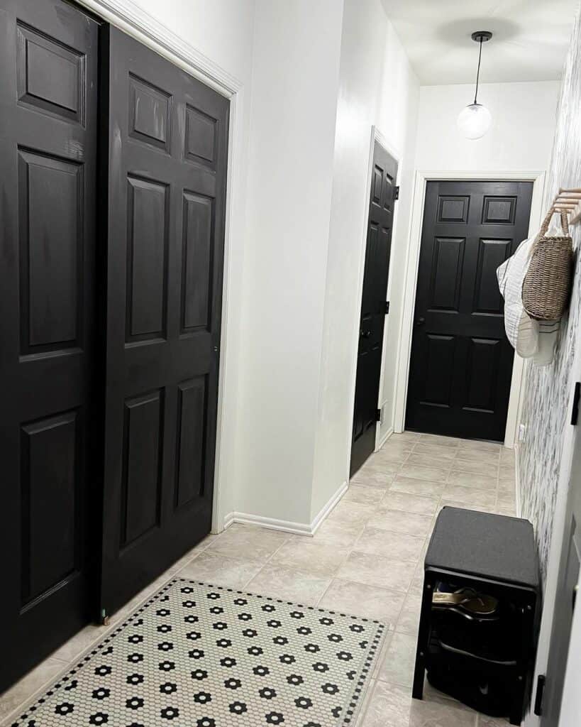 30 Bold Black Doors With White Trim Ideas For Your Neutral Home