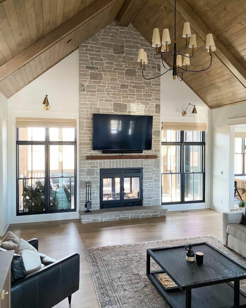 29 Bold and Creative Ceiling Living Room Lighting Ideas