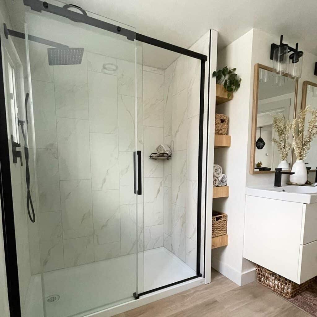 29 Beautiful Small Bathroom Walk-in Shower Ideas and Designs