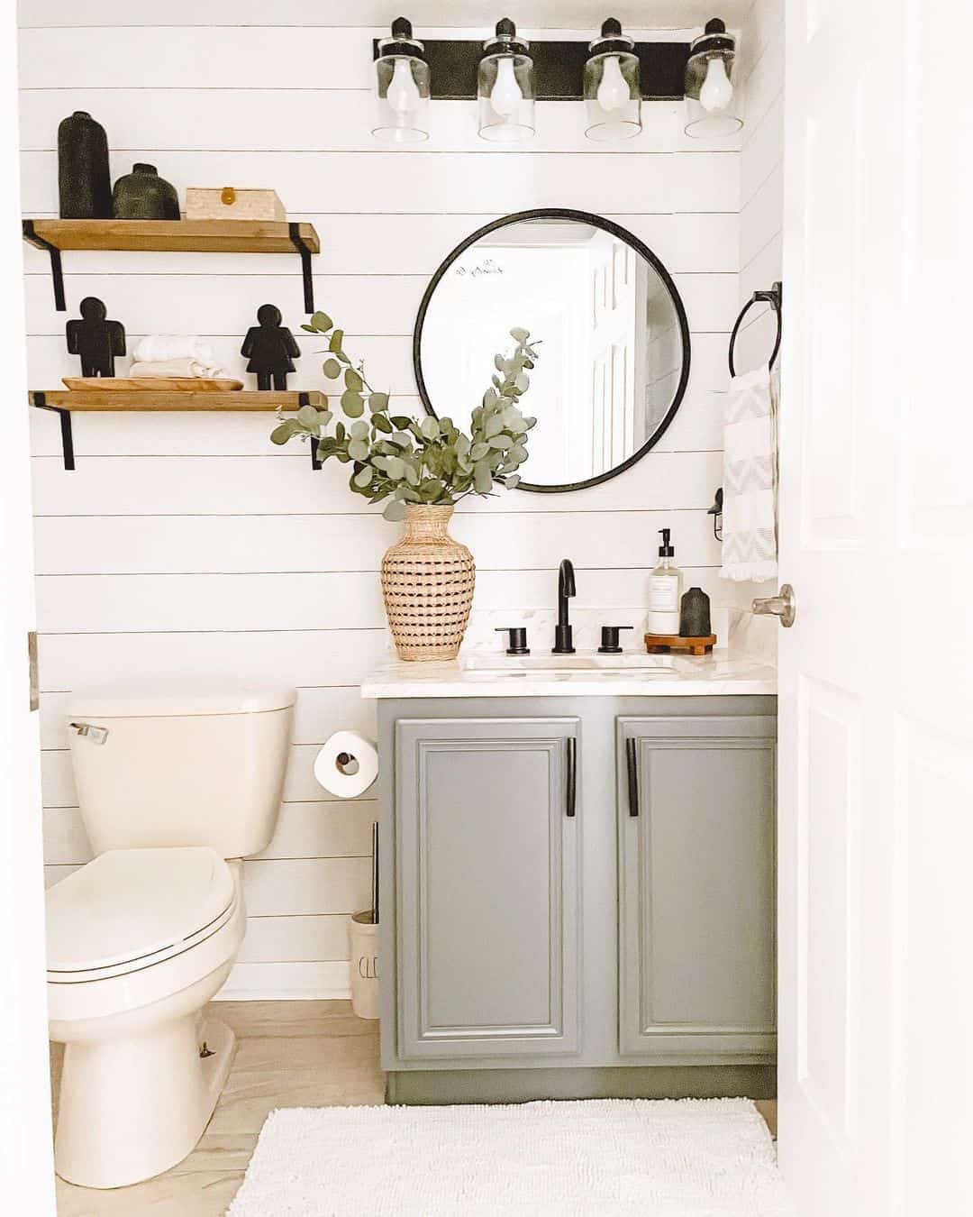 30 Stunning Half Bathroom Décor Ideas To Try Today