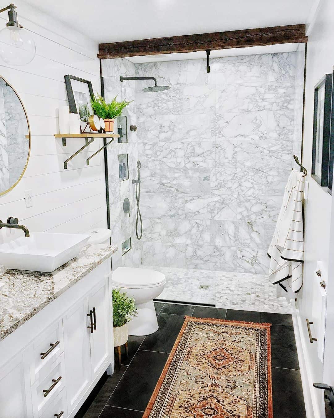 29 Beautiful Small Bathroom Walk-in Shower Ideas and Designs