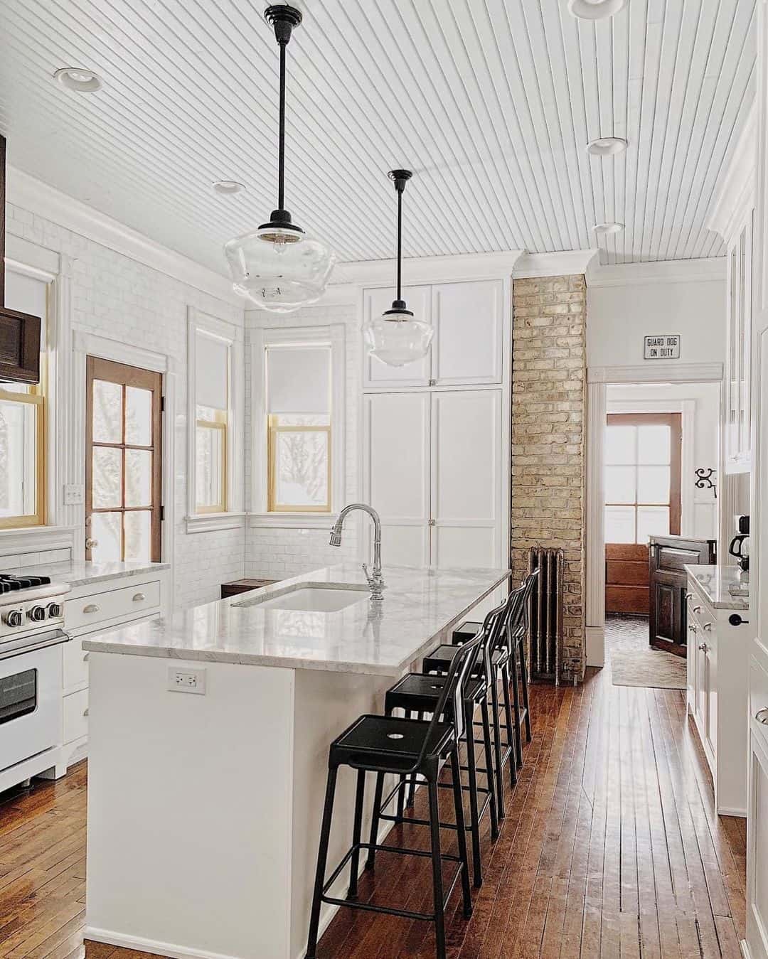 27 Creative Kitchen Ceiling Ideas for Added Interest